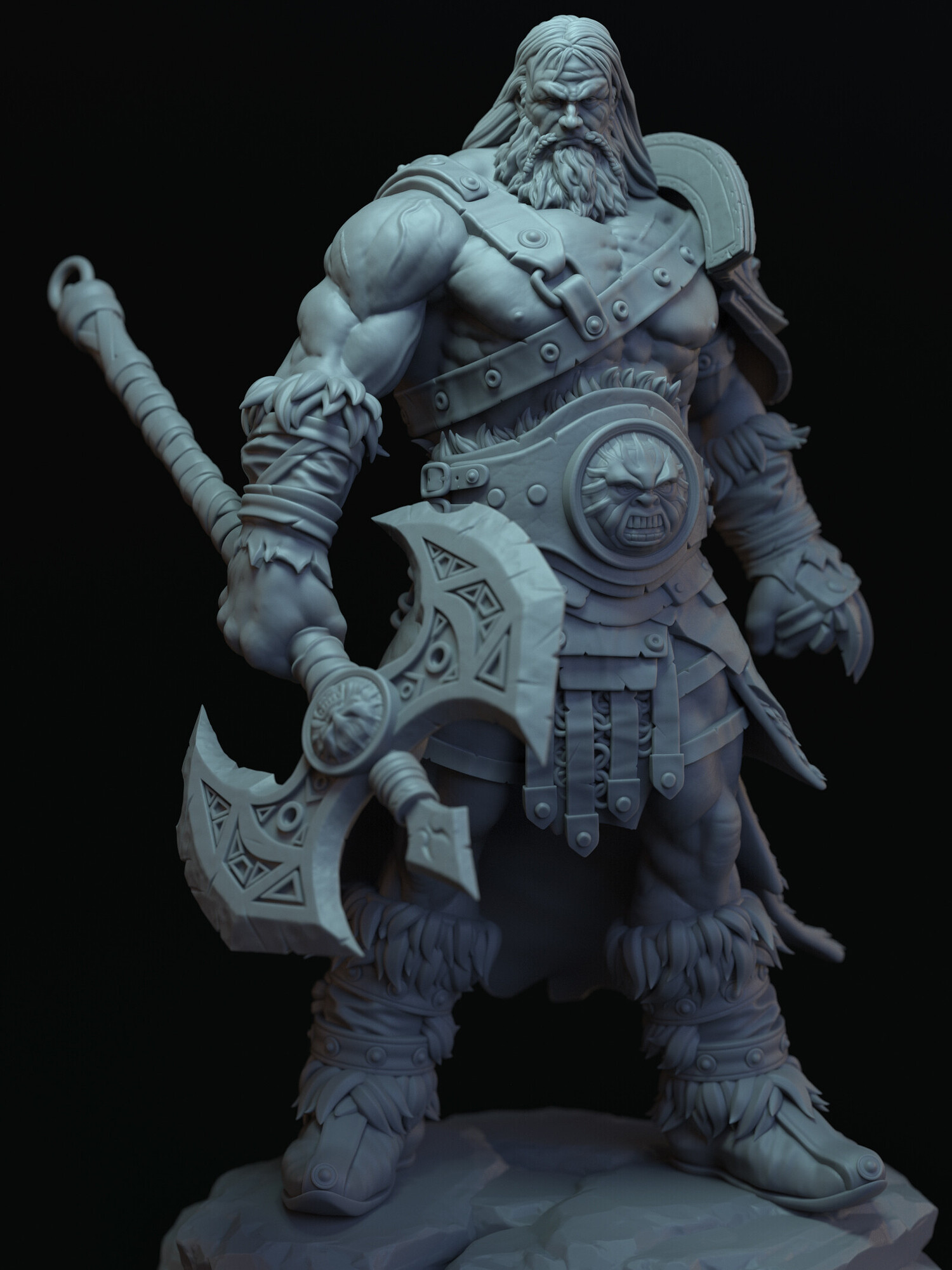 Lothar - Fist of The North - 1:12 scale - ZBrushCentral