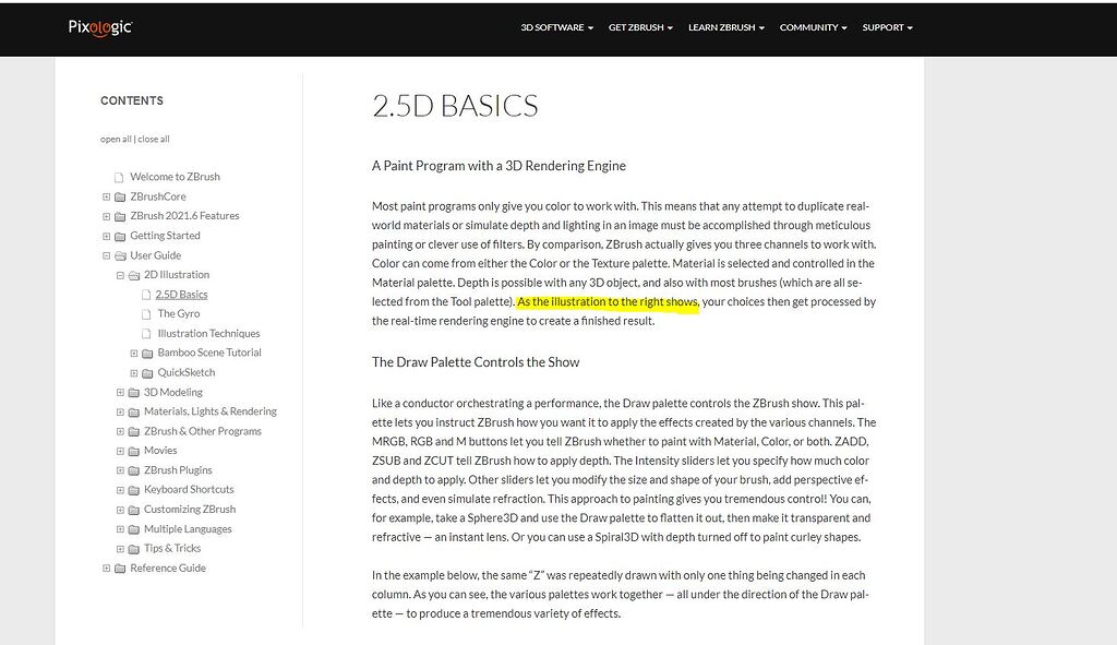 Some example images seem to be missing from the documentation - 2.5D ...