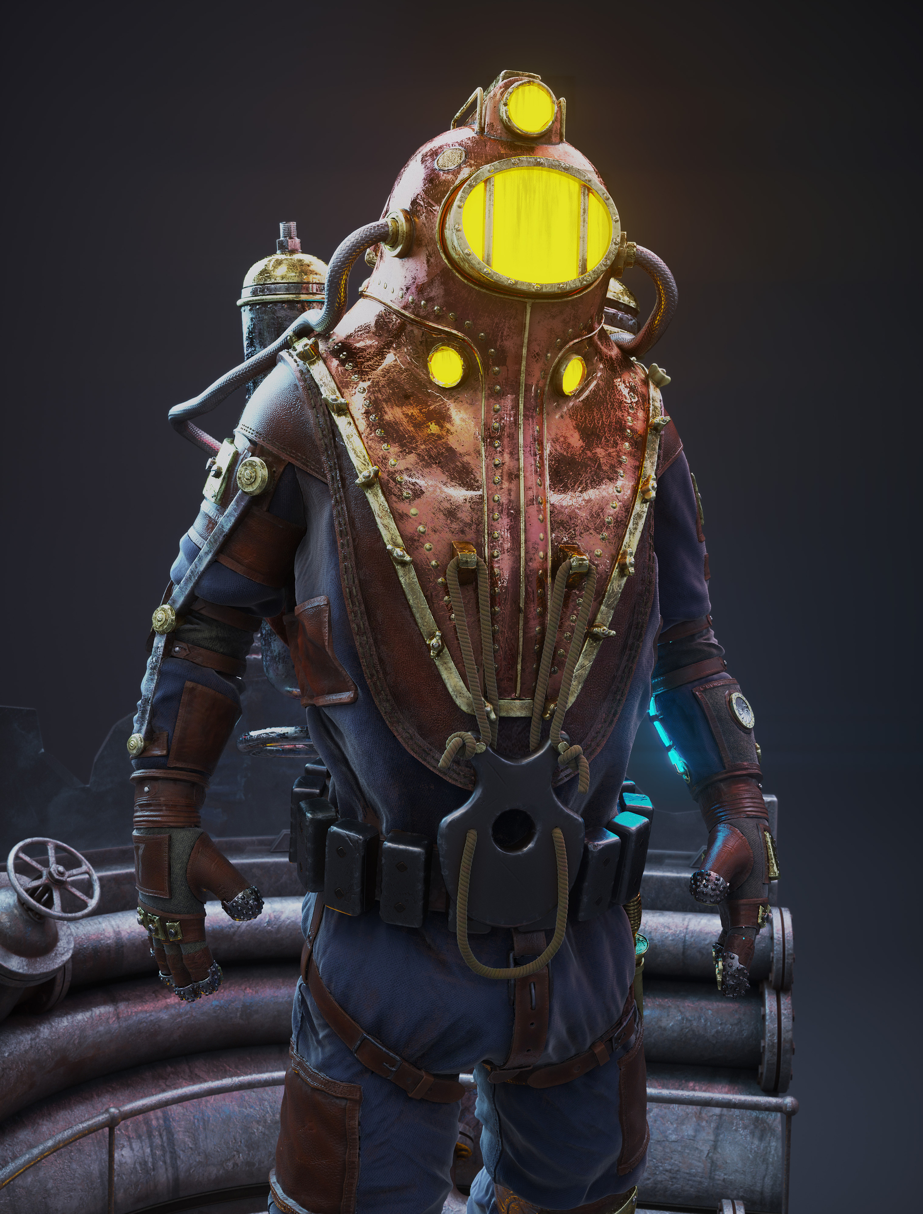 Bioshock Subject Delta Fan Art - ZBrushCentral