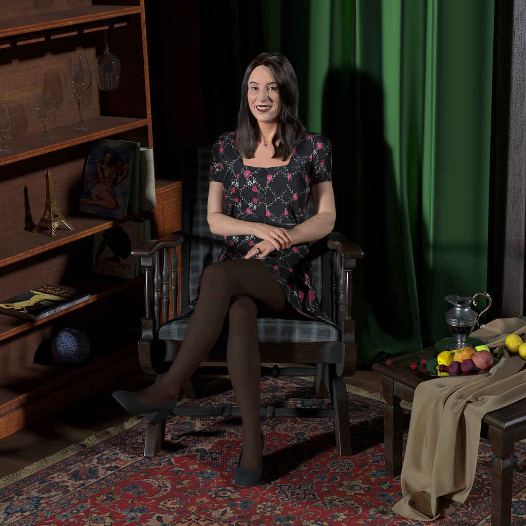 Portrait of Marina Borges - ZBrushCentral