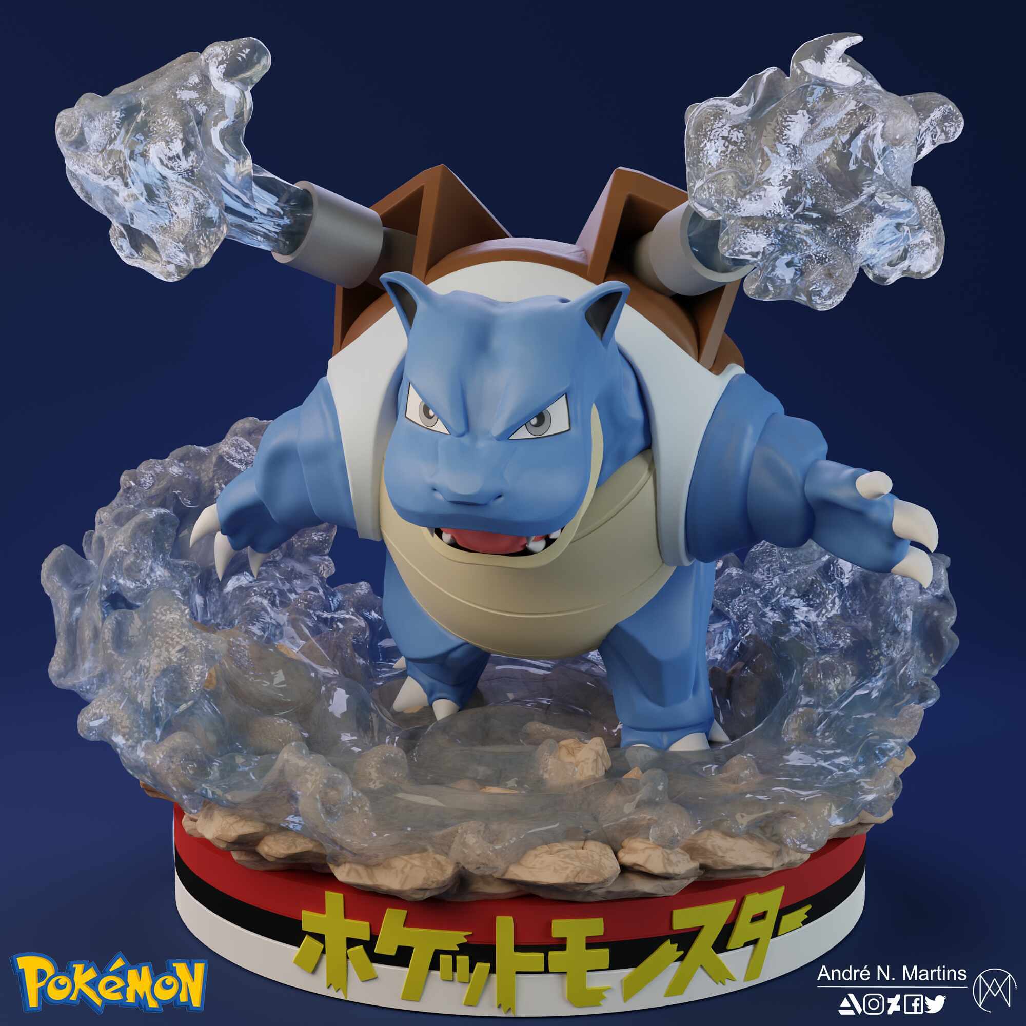 Blastoise - Pokemon - ZBrushCentral