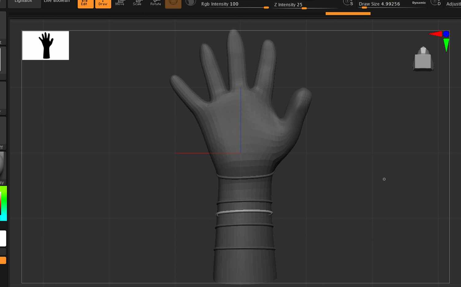 Sculpting Uniform Ribbing/Piping Around Objects - ZBrushCentral