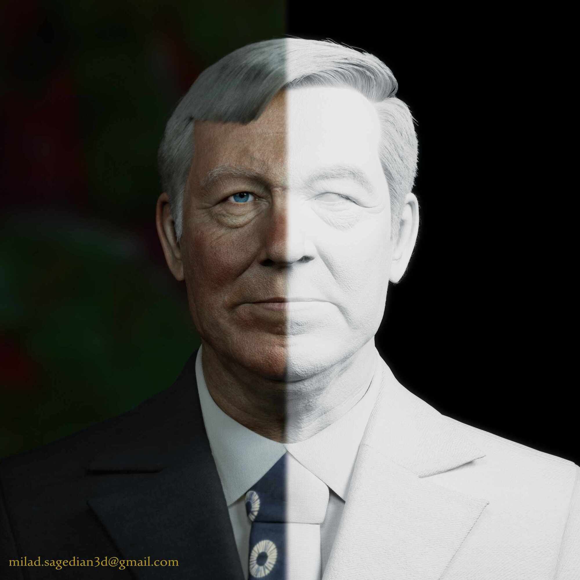 Alex Ferguson 3d model - ZBrushCentral