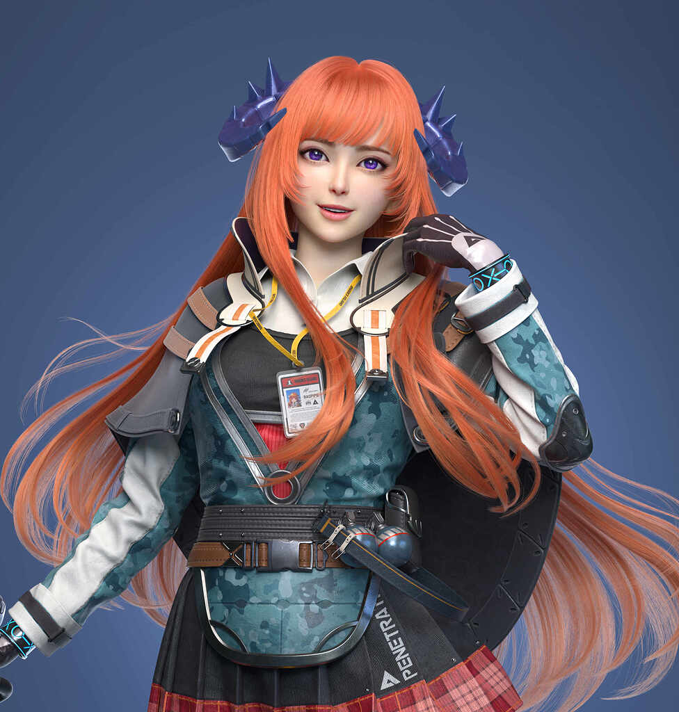 Arknights - Bagpipe Fanart - ZBrushCentral