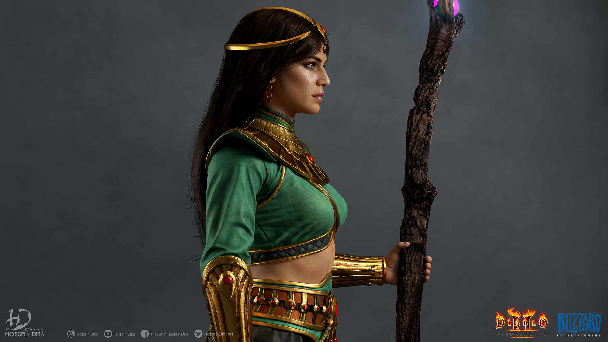 Diablo II: Resurrected Sorceress - ZBrushCentral