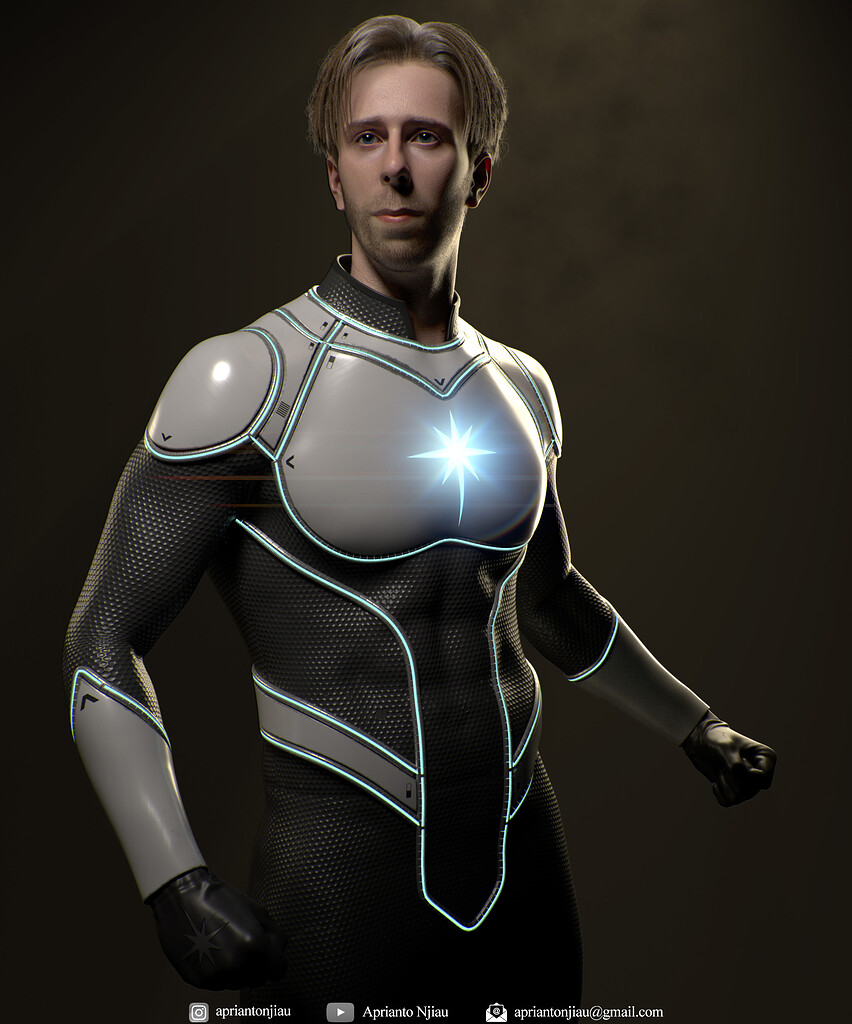 Briggon Snow as Northstar - ZBrushCentral