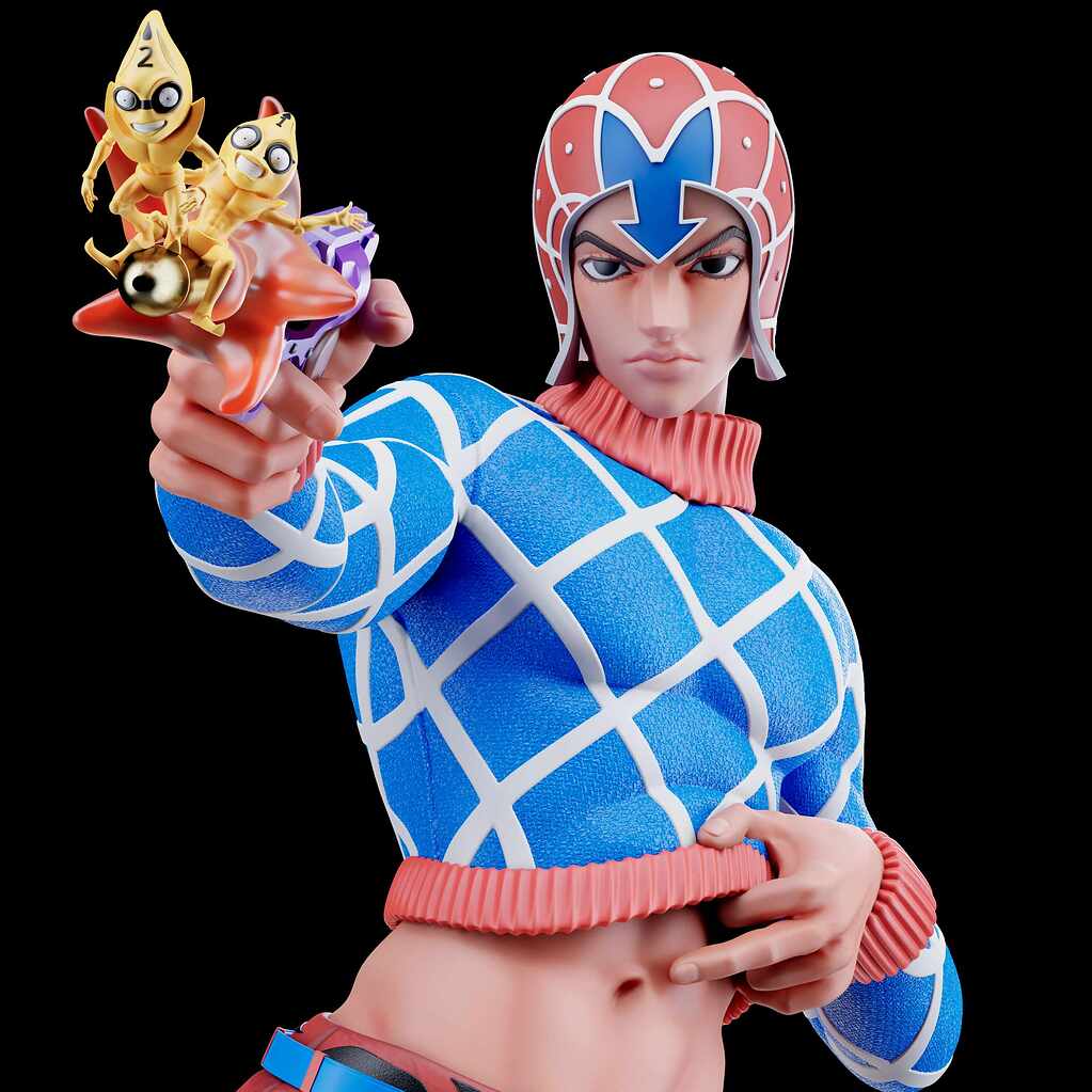 Guido Mista - JoJo's Bizarre Adventure Fanart - ZBrushCentral