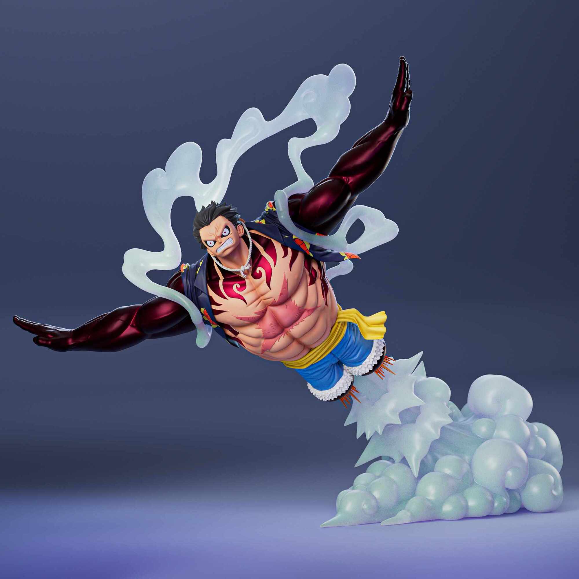 Luffy Gear 4 - One Piece - ZBrushCentral