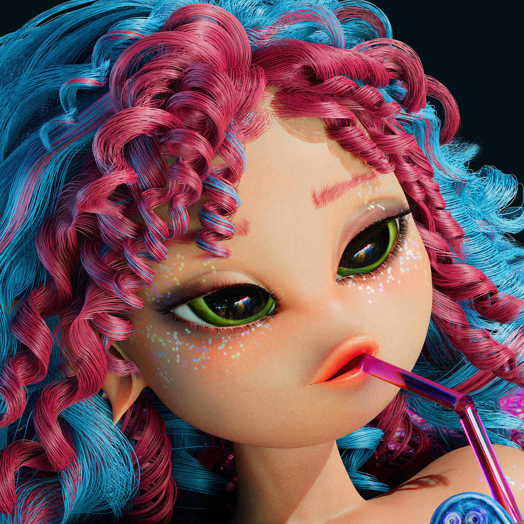 Cute Siren - ZBrushCentral