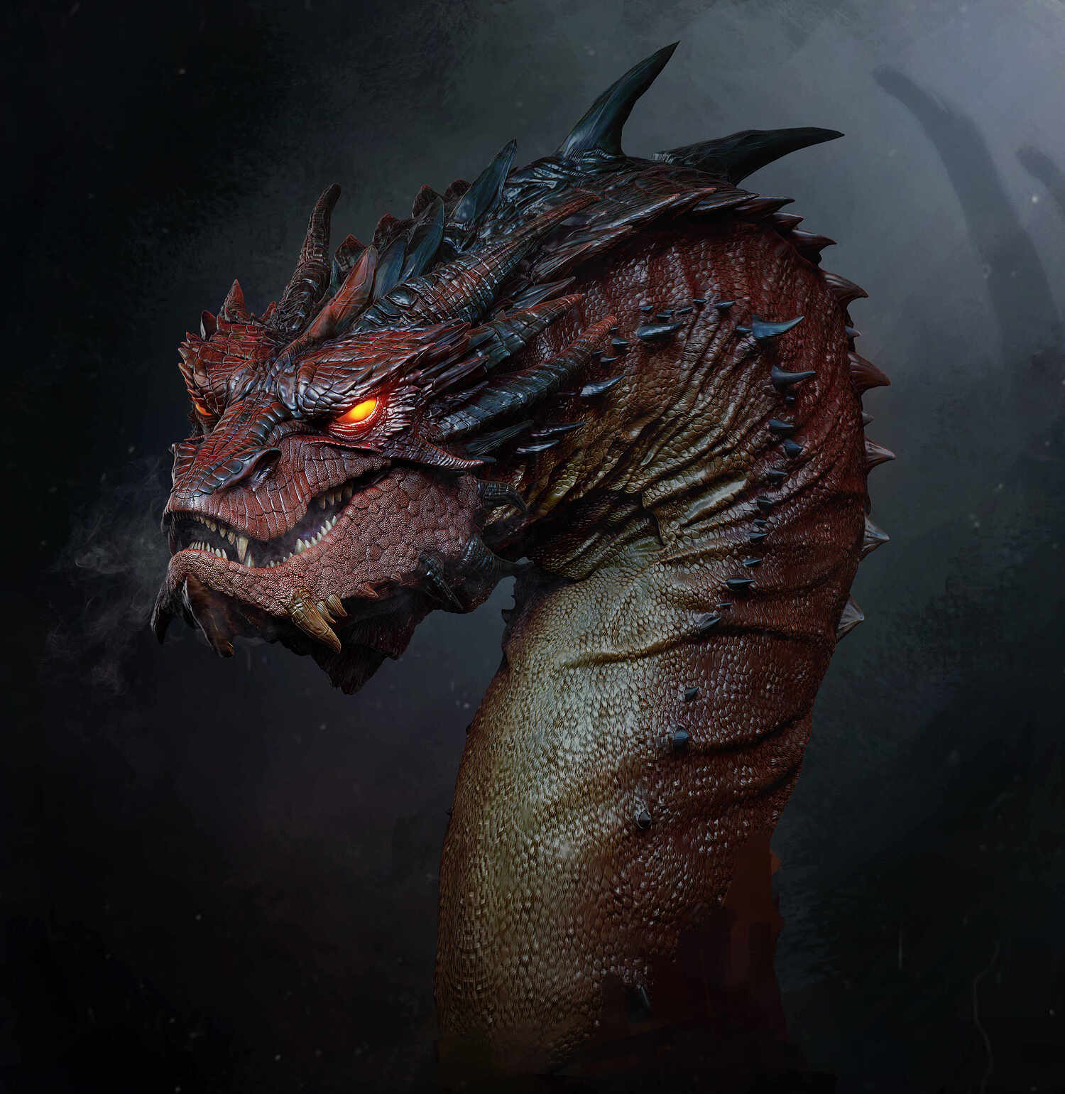 The Hobbit Smaug Fan Art - ZBrushCentral