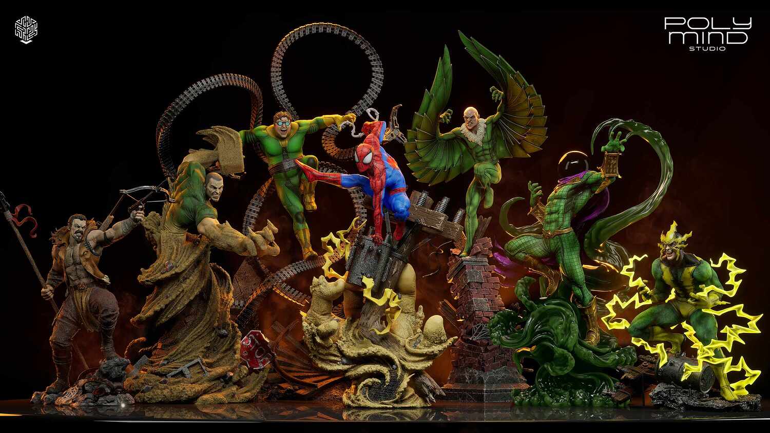 Spider-man vs Sinister six - ZBrushCentral