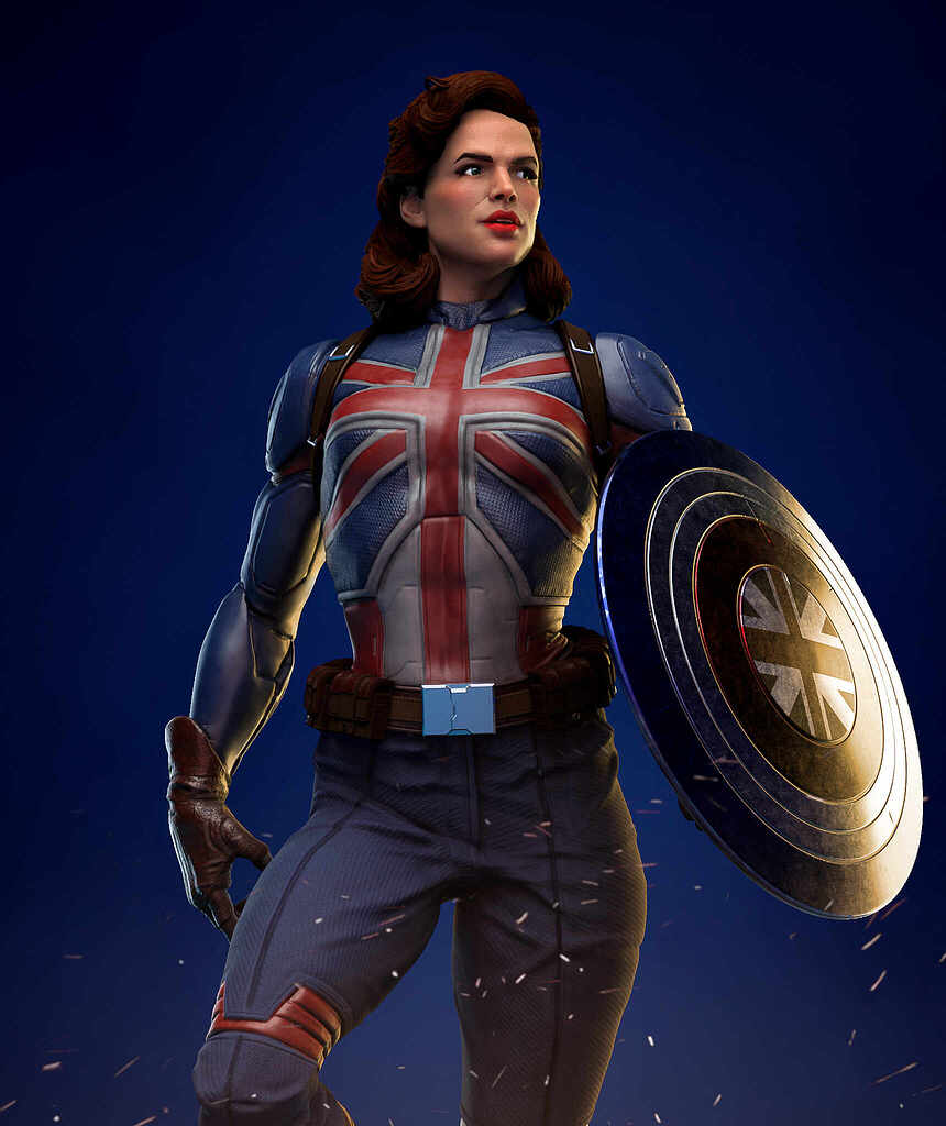 Captain carter - Fanart - ZBrushCentral