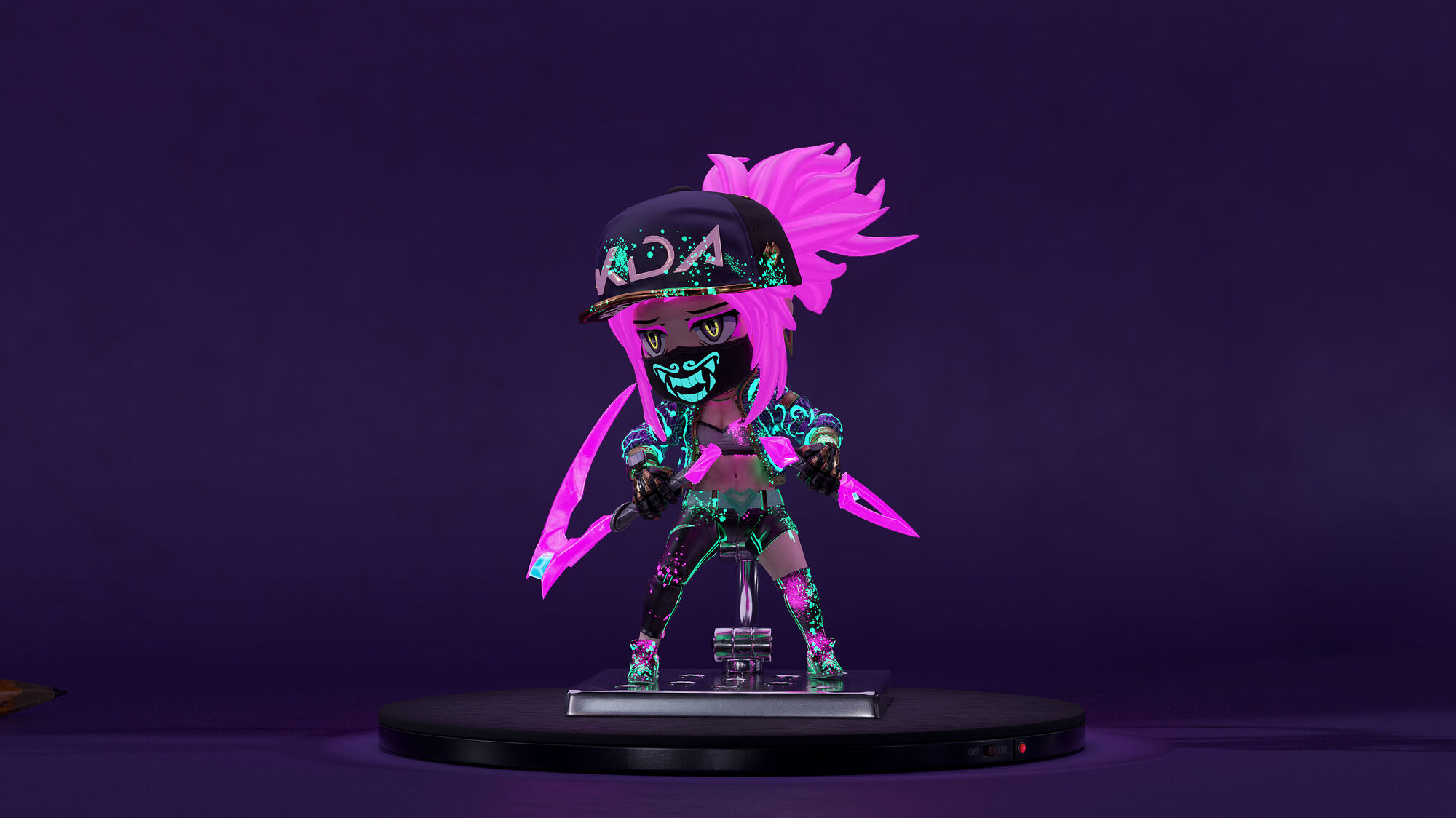 Pop Star KDA Akali fan art_League of Legends - ZBrushCentral