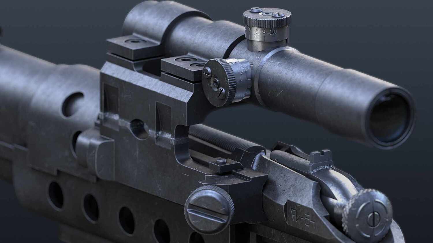 Modified Mosin Nagant Obrez - Star wars style - ZBrushCentral