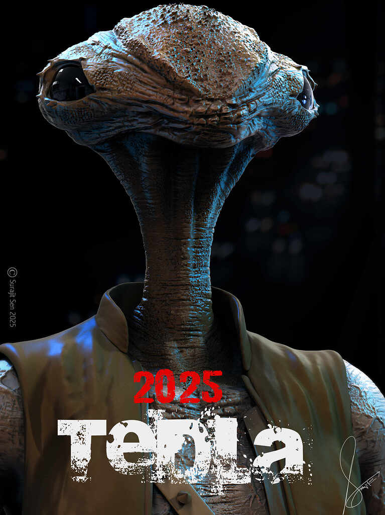 Tedla - Digital Sculpture by Surajit Sen - ZBrushCentral