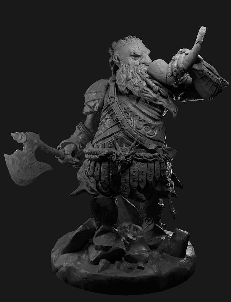 Dwarf stylized character design - ZBrushCentral