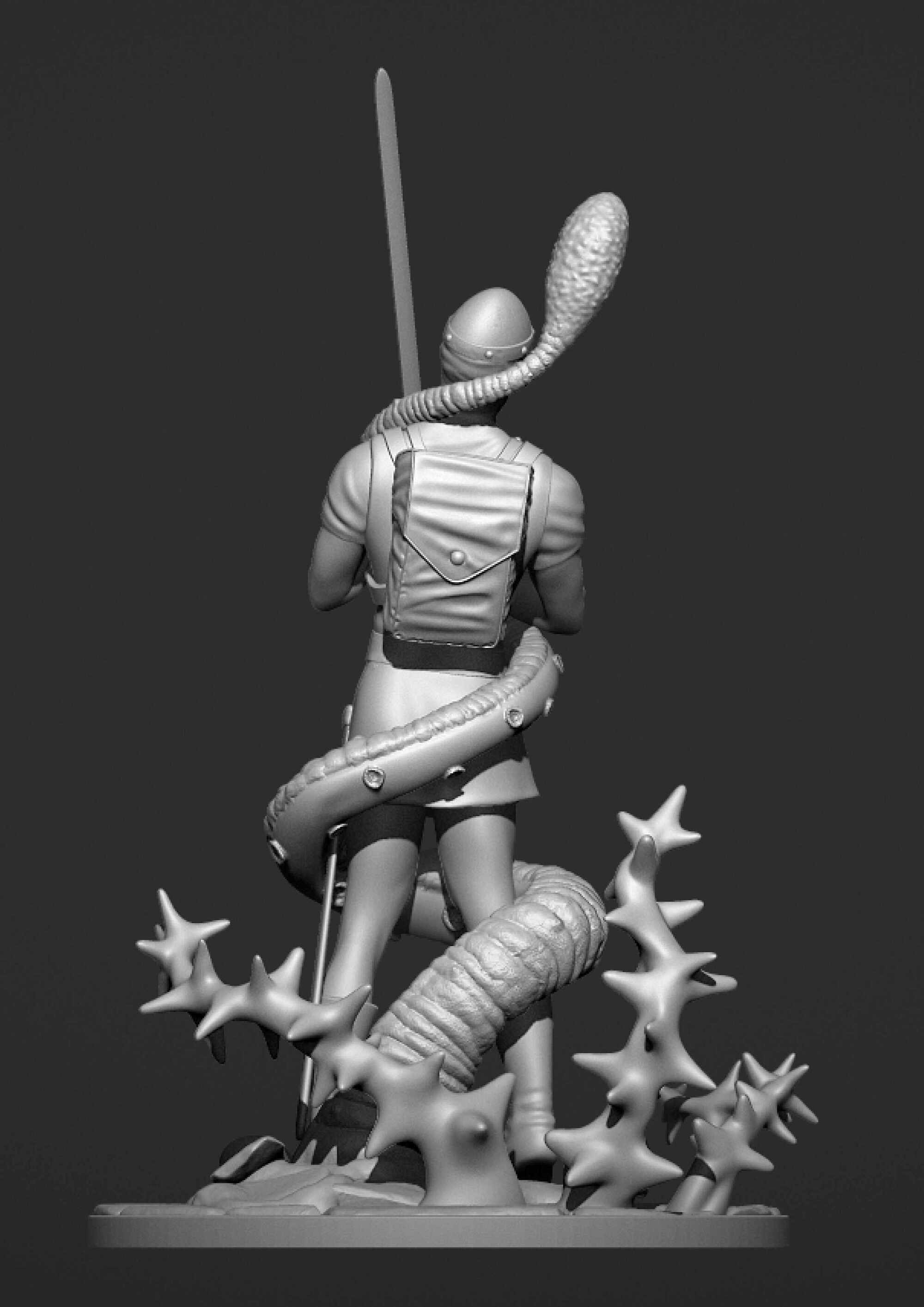 Dirk the Daring Fan Art 3d Print - ZBrushCentral