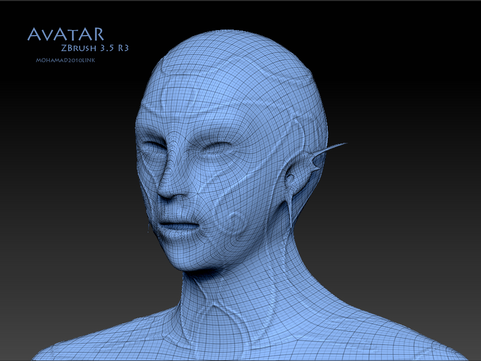 Avatar-inspired wip in ZBrush 3.5 R3 - ZBrushCentral