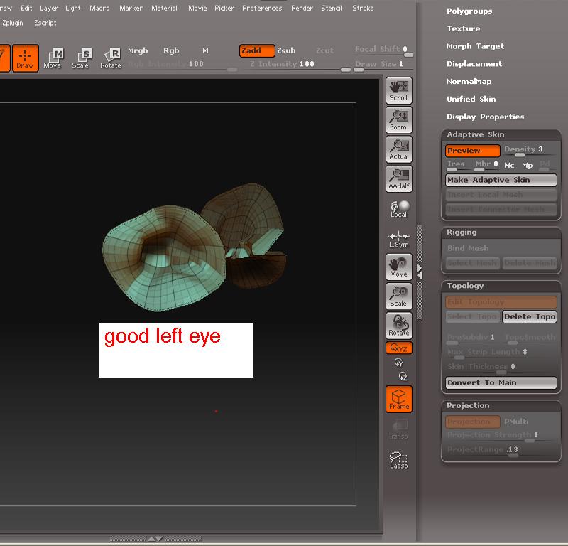 topology and projecton - ZBrushCentral