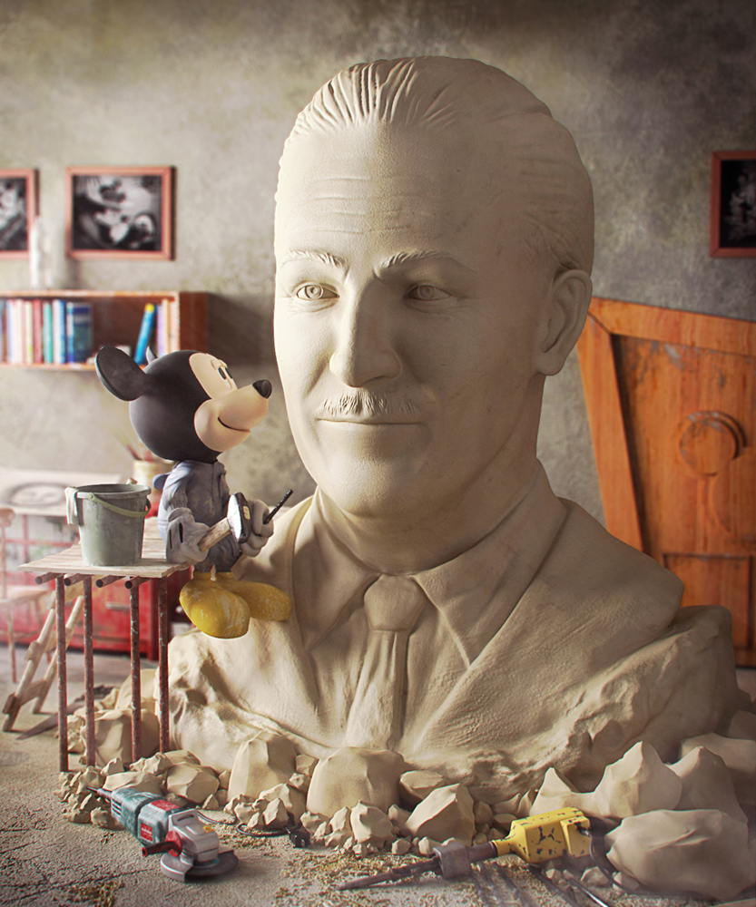 Mickey Mouse's Workshop (by Max Uzkikh) - ZBrushCentral