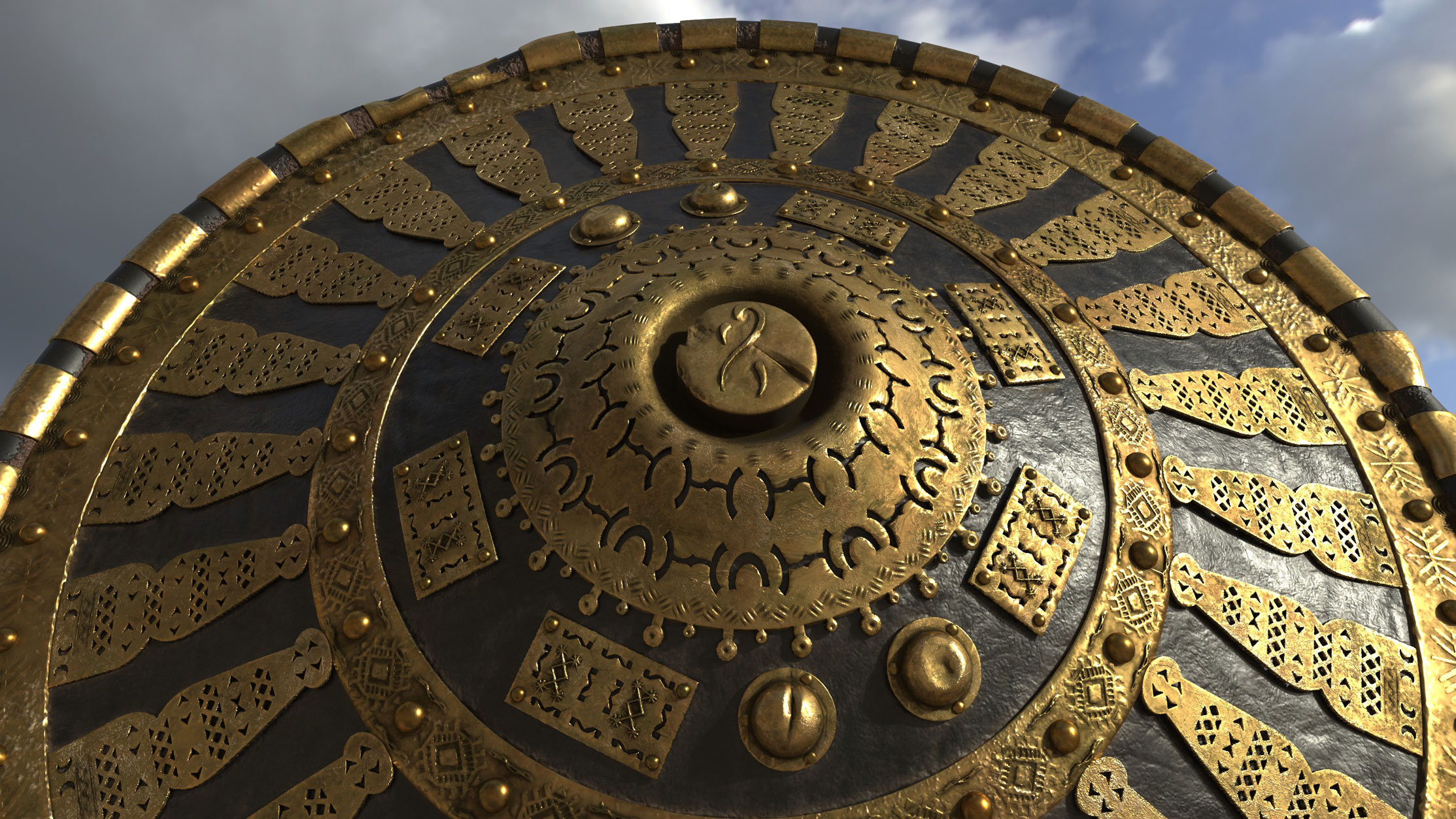 Shield of Ogoun - ZBrushCentral