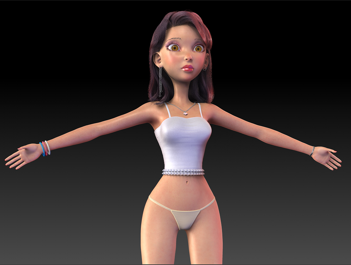 modeling girl - (WIP) - ZBrushCentral