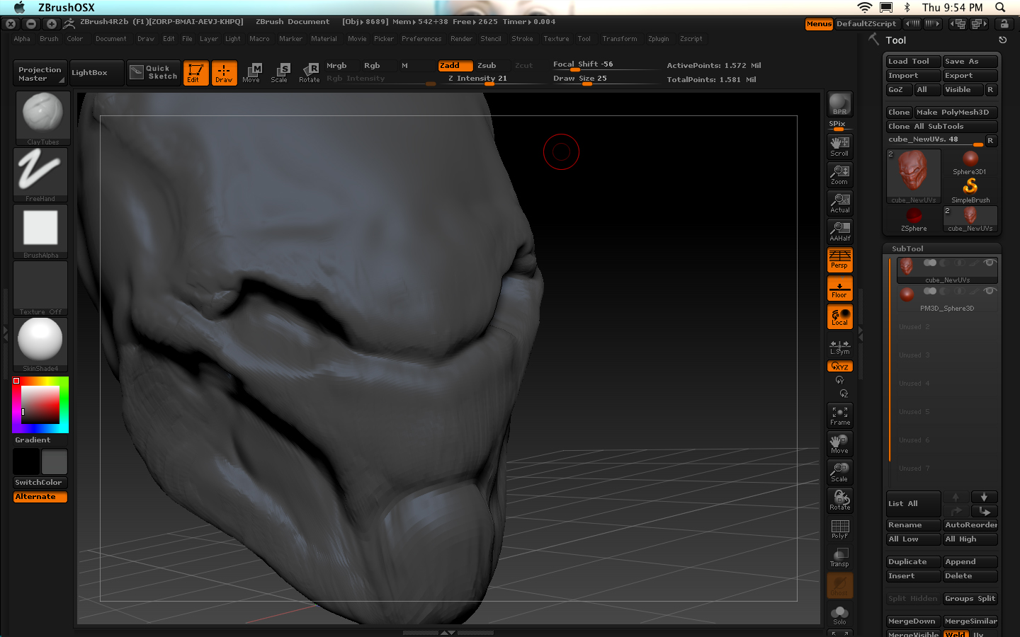 Noobie needs help before he freaks out! - ZBrushCentral Noobie needs help before he freaks out! - ZBrushCentral