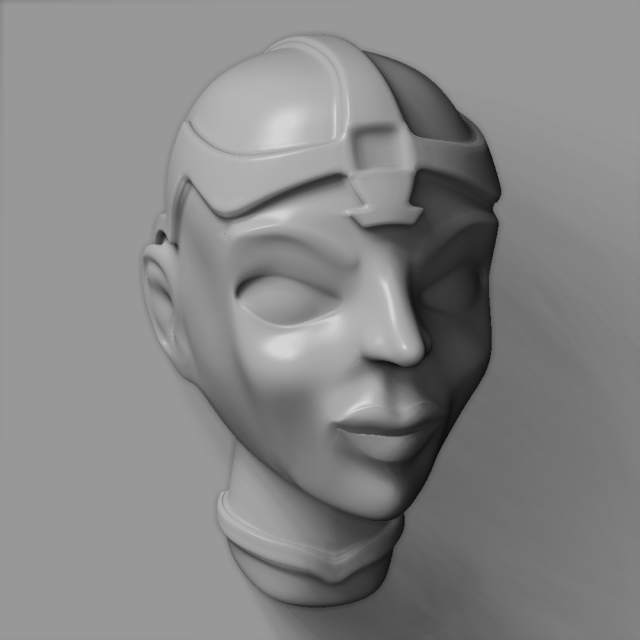 Nephilim (An Exercise in Box and Edge Loop Modelling) (WIP) - ZBrushCentral