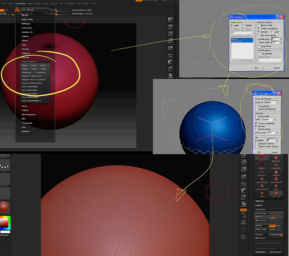 Changing UV Layout - ZBrushCentral