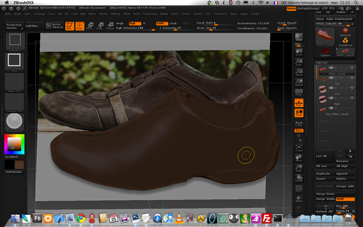 [WIP] My Shoe - ZBrushCentral