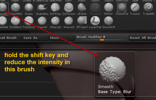 smooth brush (answered) - ZBrushCentral