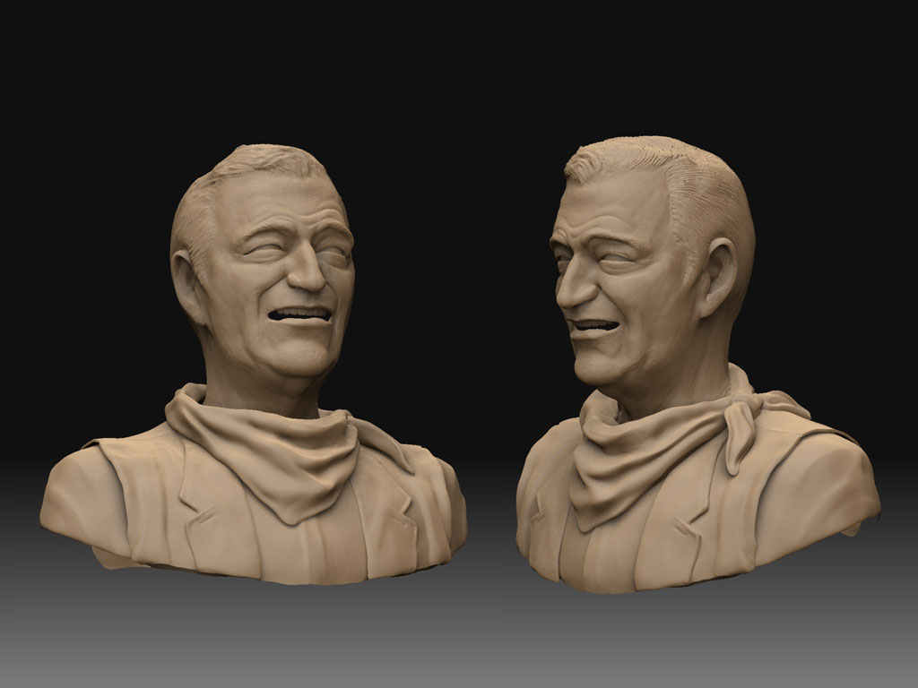 John Wayne Likeness - WIP - ZBrushCentral