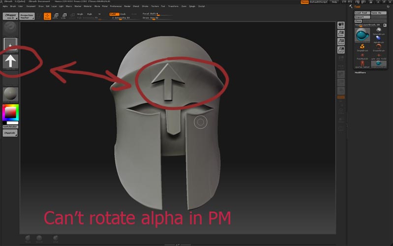 projection master rotation? - ZBrushCentral
