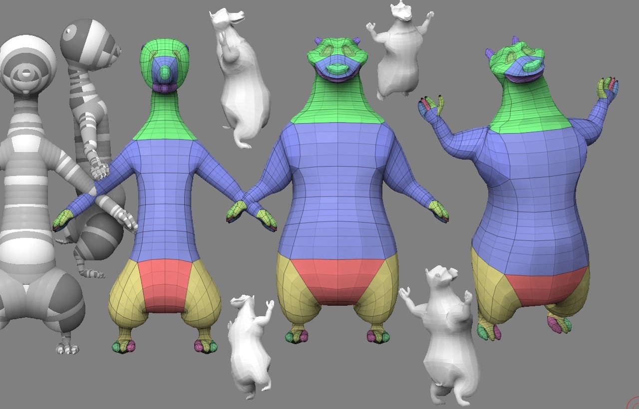 Create toon bear with Zspheres - ZBrushCentral