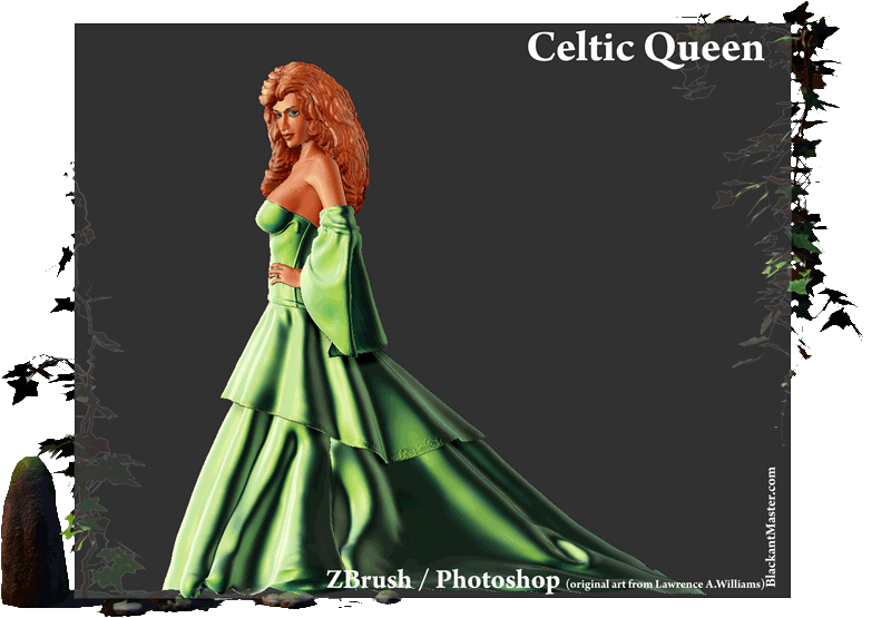 celtic queen[zbrush] - ZBrushCentral
