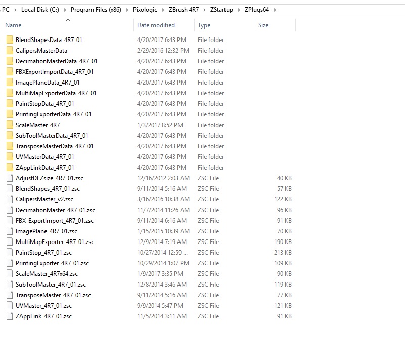 Script error message upon starting Zbrush, how to remove? - ZBrushCentral