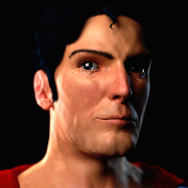 Superman Christopher Reeve Portrait - ZBrushCentral