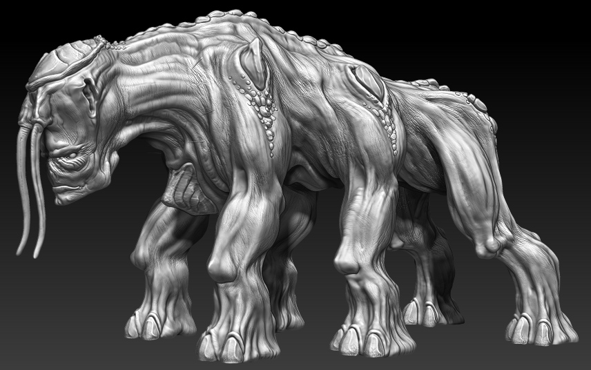 alien pack animal - ZBrushCentral