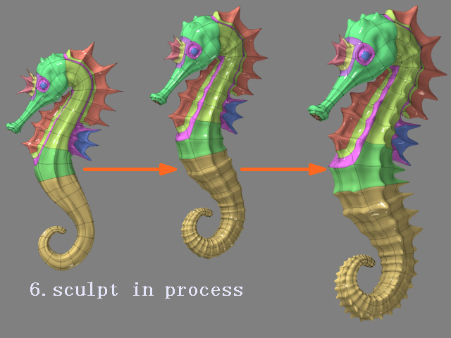 hippocampi - ZBrushCentral