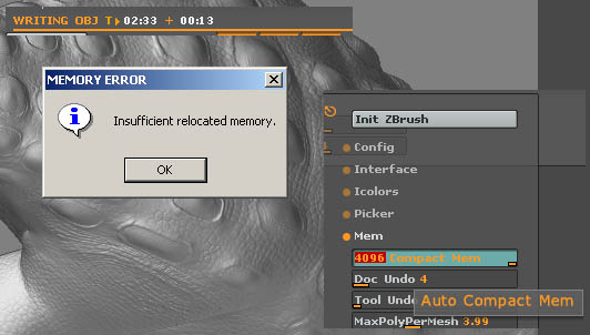 Trying To Export Obj High Res Problem - ZBrushCentral