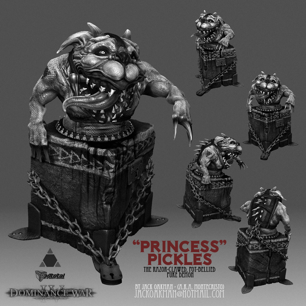 Princess Pickles -- DW4 Mini-3D #2 - ZBrushCentral