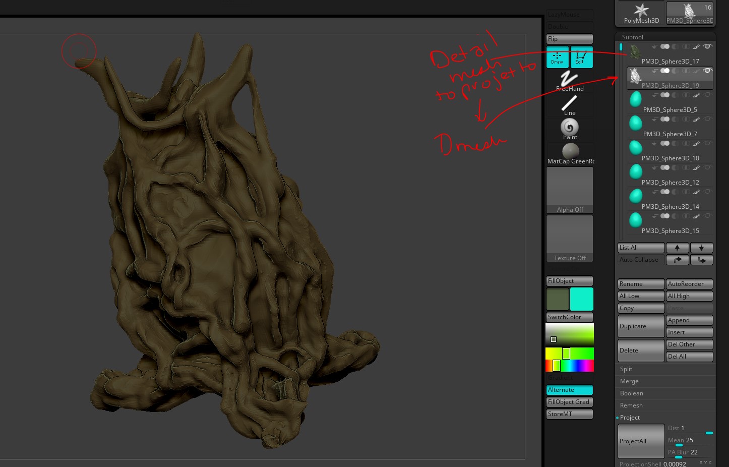 Help with Projection - ZBrushCentral