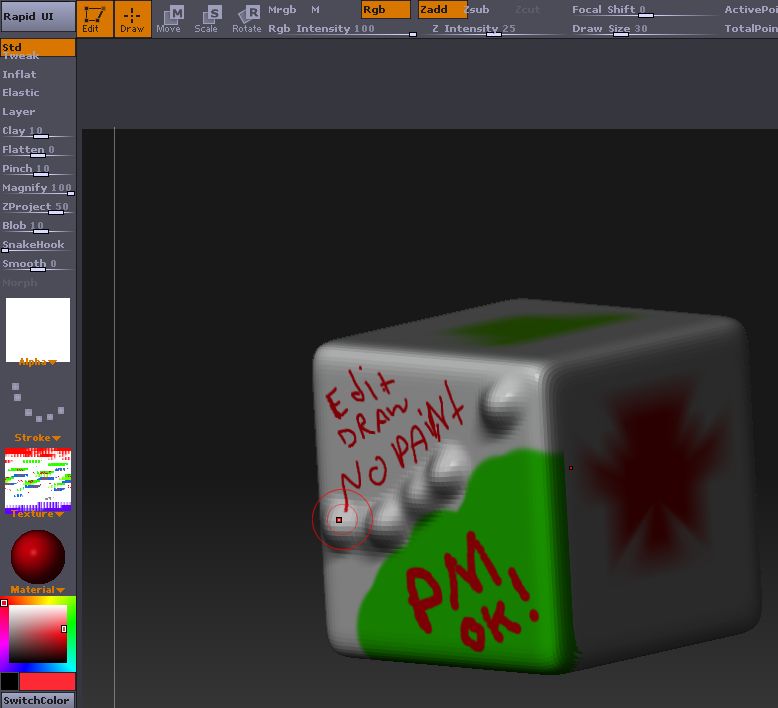 Transfer Polypaint & Materials - ZBrushCentral