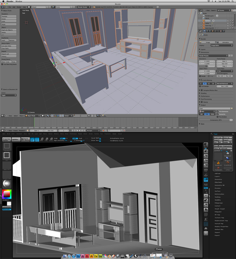 Import Blender Objs Into Zbrush Resolved Zbrushcentral