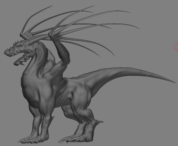 Dragon Game model - ZBrushCentral
