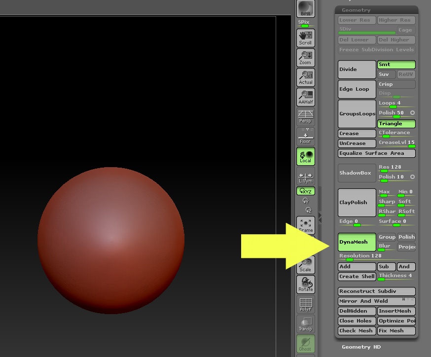 Where's DynaMesh?? (Answered) - ZBrushCentral