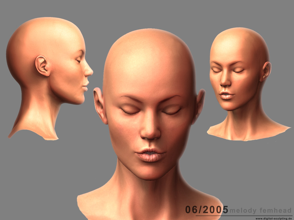 Z-femalehead Melody - ZBrushCentral