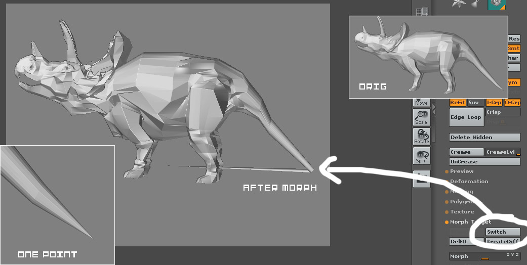 Morph Target Issue Crazy Point Zbrushcentral