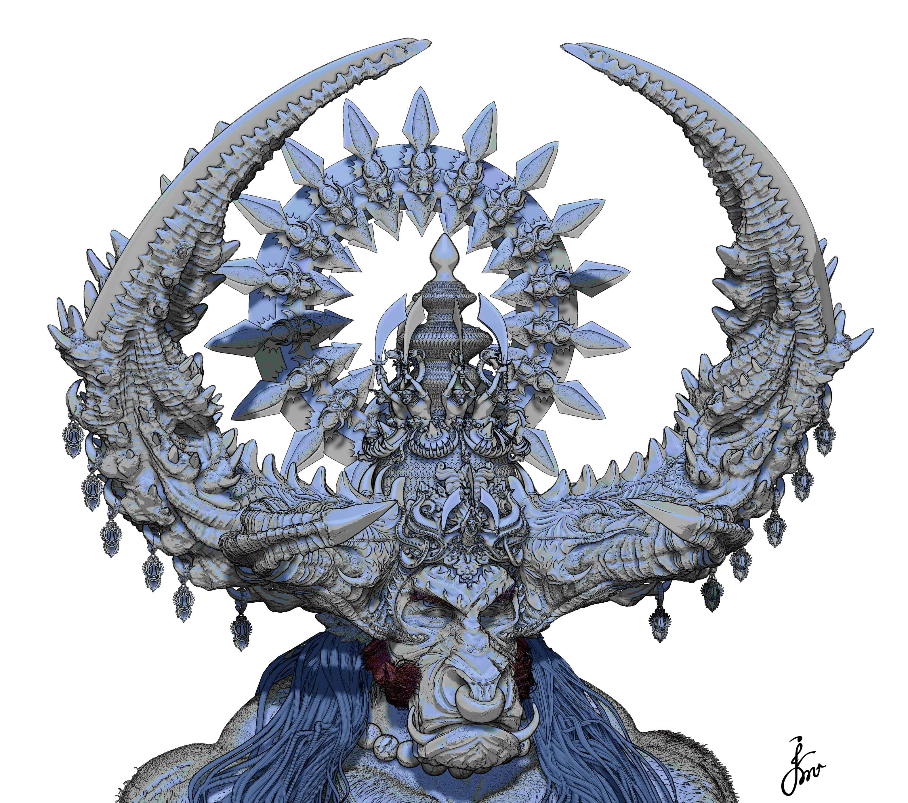 Mahishasura -Kumar Mhatre - ZBrushCentral