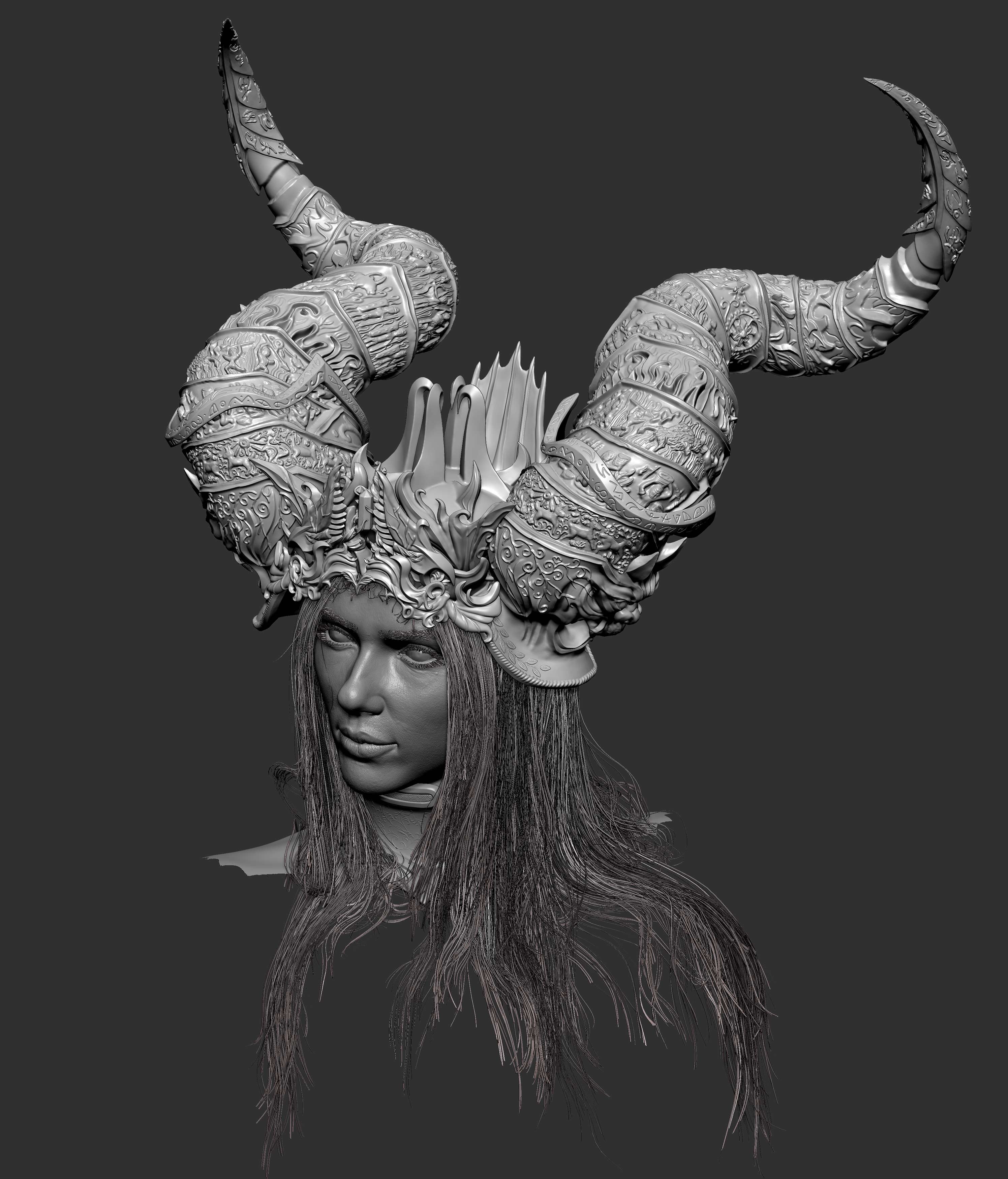 The Queen - #4 by zhiwenliu - ZBrushCentral